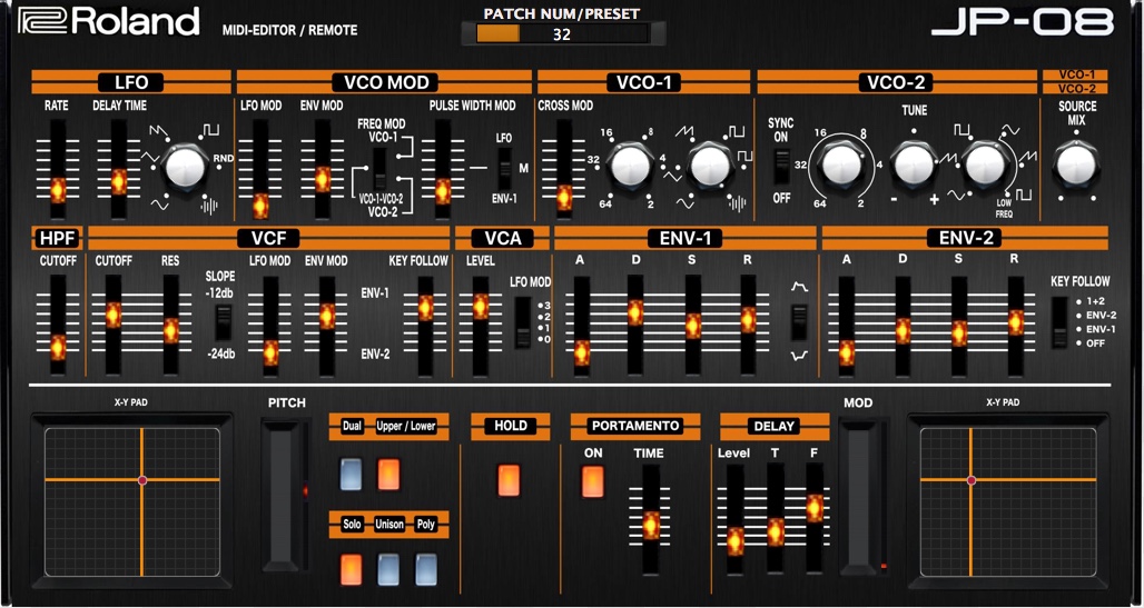 The Roland JP-08 Blog: Roland JP-08 VST MIDI Editor