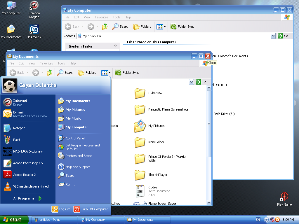 Royal Noir Theme for Windows XP | My e-Tricks