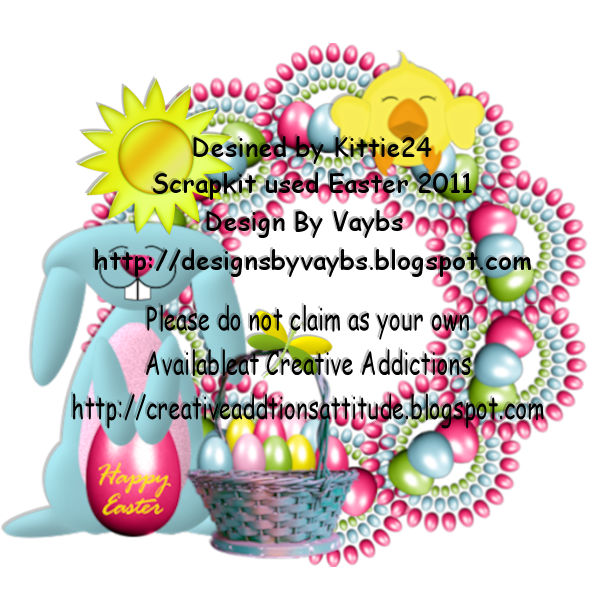 Creative Addictions Attitude: Easter Cluster Frames