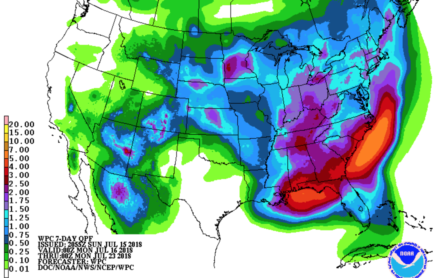 MSE Creative Consulting Blog: How Much Rainfall Is Forecast for This Week