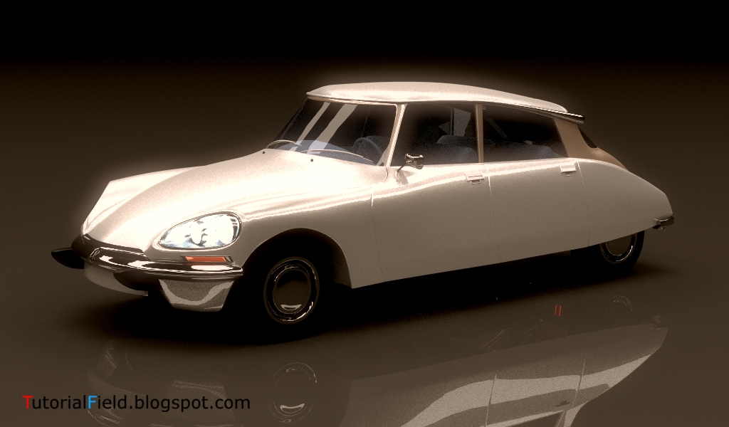 TutorialField.blogspot.com: Blender 2.5 - Cycles - Citroen DS