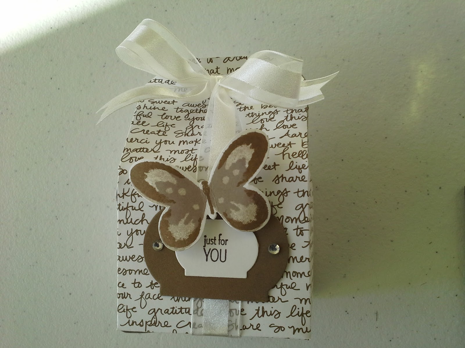 Create: Stampin' up Baker's Box Thinlits Die