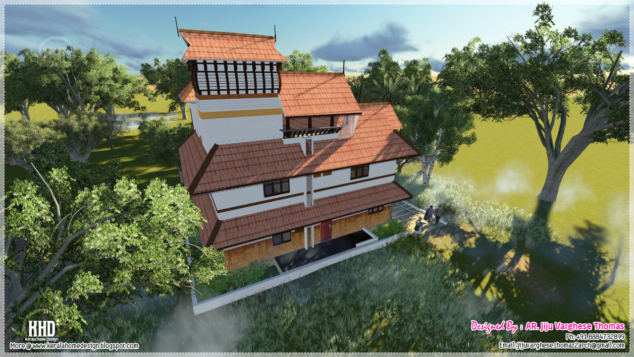 Kerala Traditional home in 2000 square feet | House Design Plans