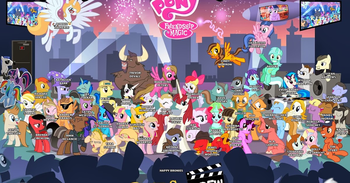 Equestria Daily - MLP Stuff!: Cast and Crew Poster - Learn the names!