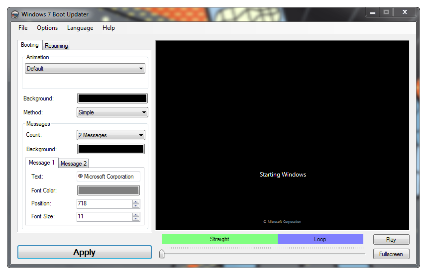 Update your Windows 7 boot animation and text: - XTREME