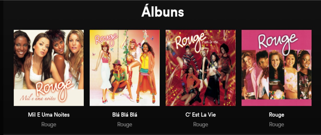 O recomeço de uma nova história: Álbuns do Rouge já estão disponíveis ...