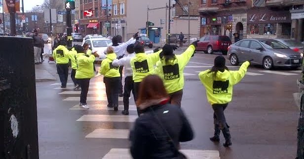 The Chicago Real Estate Local: H and R Block flash mob! in Lakeview