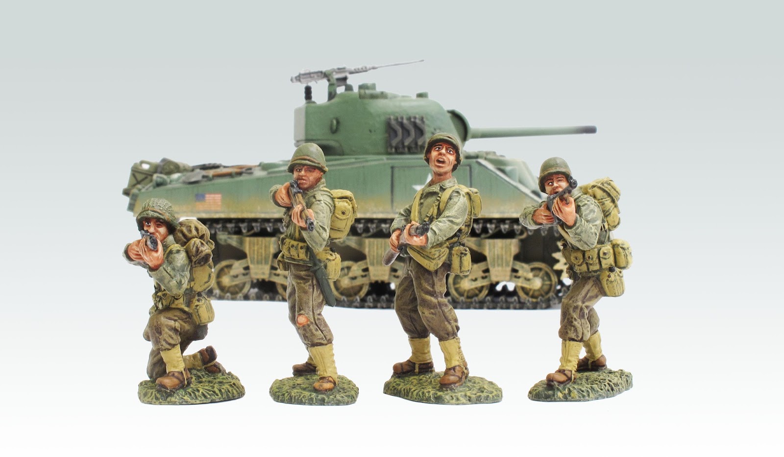 Mike's Painted Miniatures: WW2 US GI's
