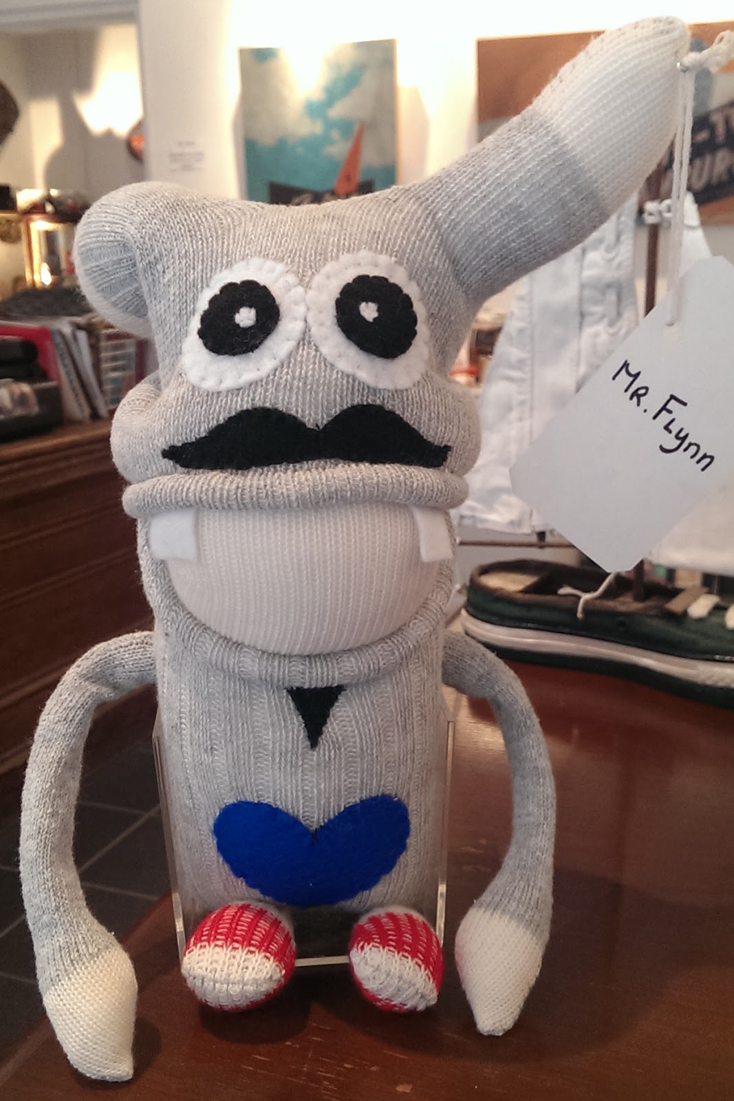 Argyle Fine Art: Sock Monsters looking for a good home!