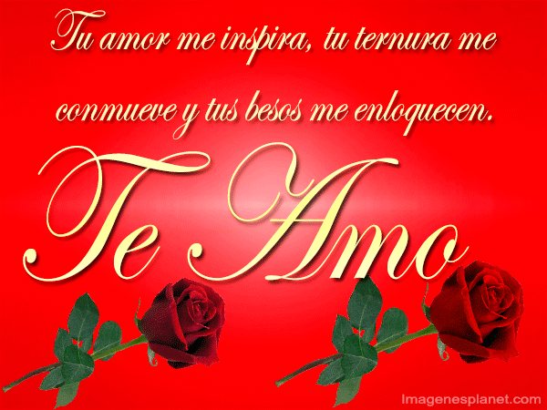 Frases de amor de te amo con rosas