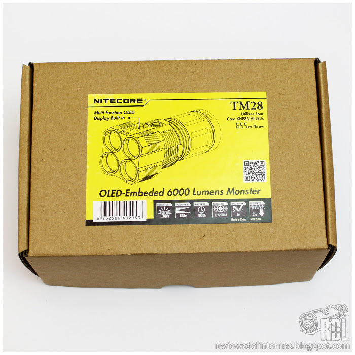 Reviews de Linternas: NITECORE TM28