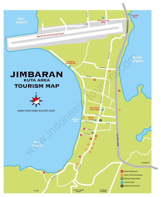 Peta Wisata Bali Lengkap | Paintai Kuta Bali
