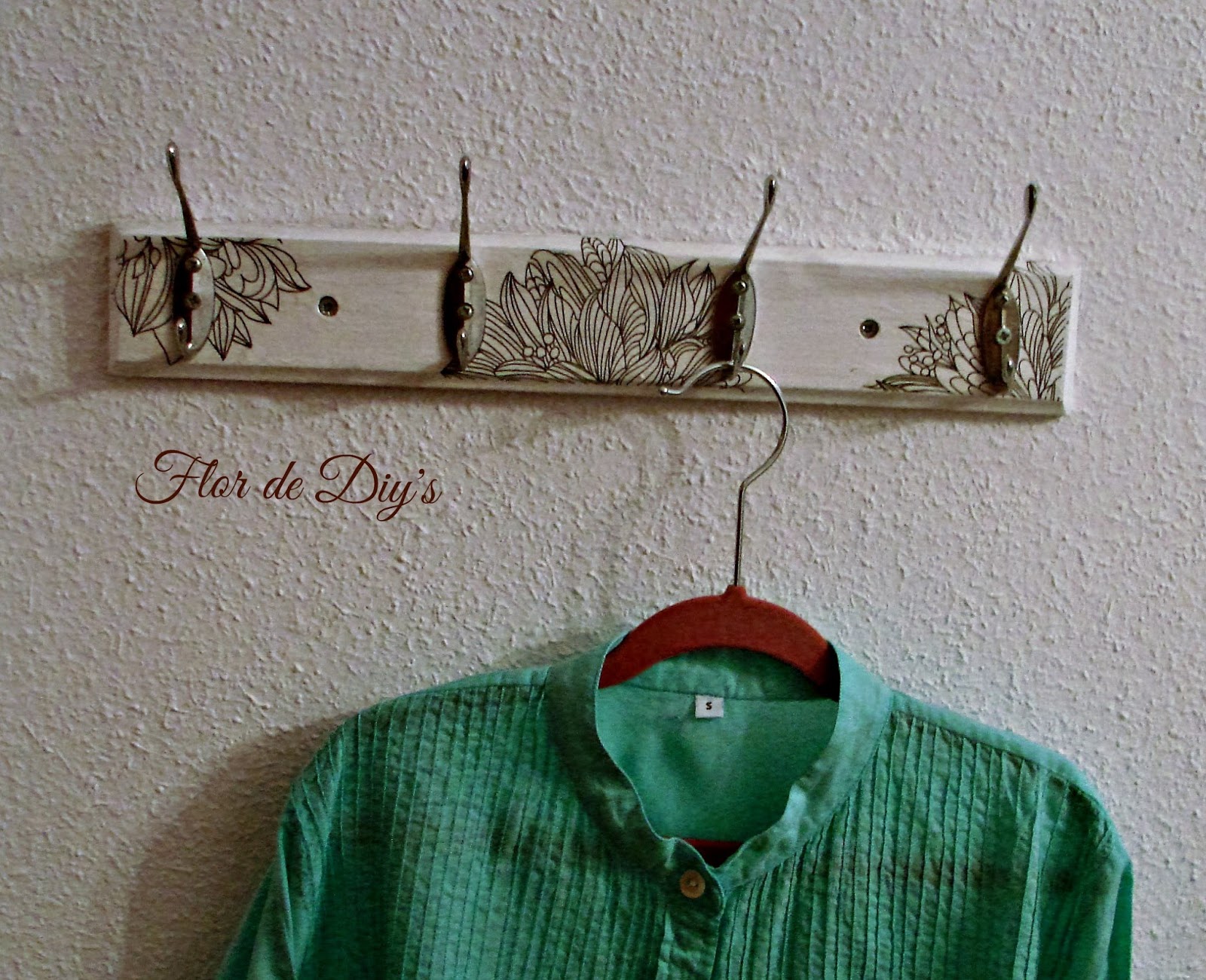 Flor de diy's: Perchero actualizado