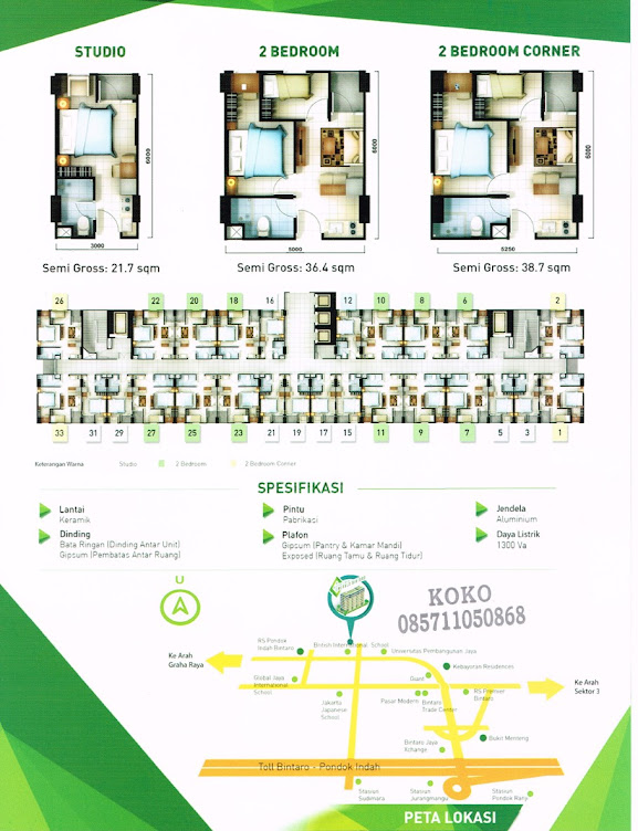 Apartemen Emerald Bintaro: Apartemen Emerald Bintaro