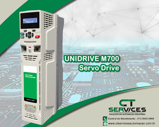 CT Services Soluções Em Automação: UNIDRIVE M700 - SERVO DRIVE.