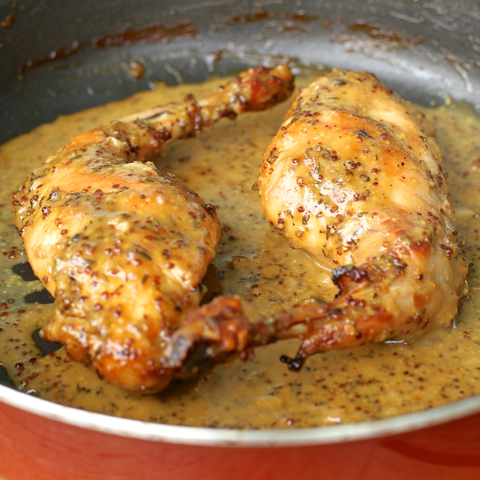pepsakoy: Braised Rabbit with Honey Mustard Sauce