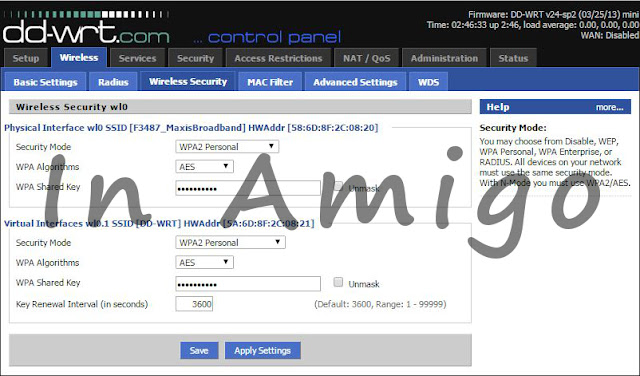 Bridging wireless connection as repeater with DD-WRT