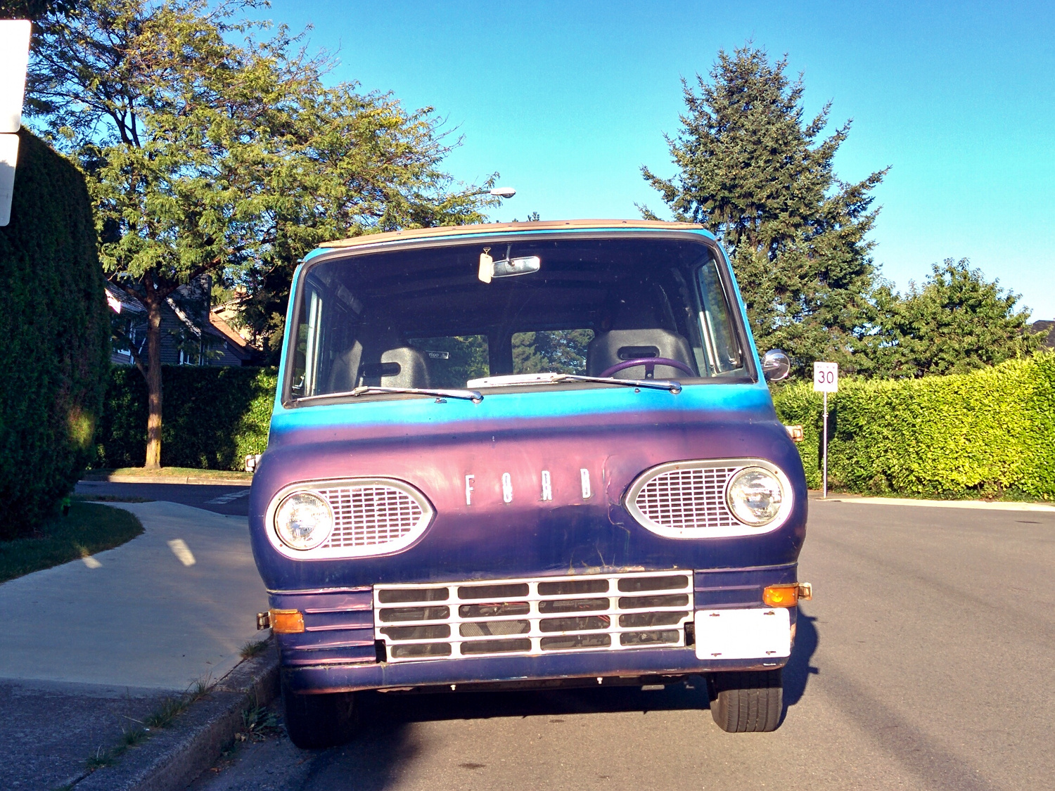 Old Parked Cars Vancouver: 1964 Ford Econoline Van