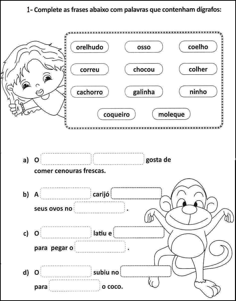 Vamos trabalhar com dígrafos? | ALEGRIA EM ENSINAR EDUCAÇÃO