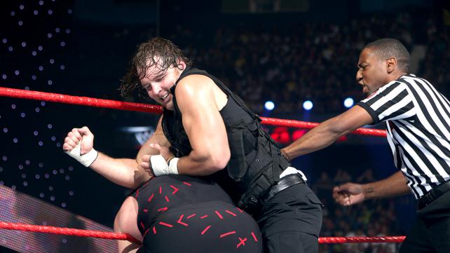 WWE In live!!!!: DEAN AMBROSE vs KANE