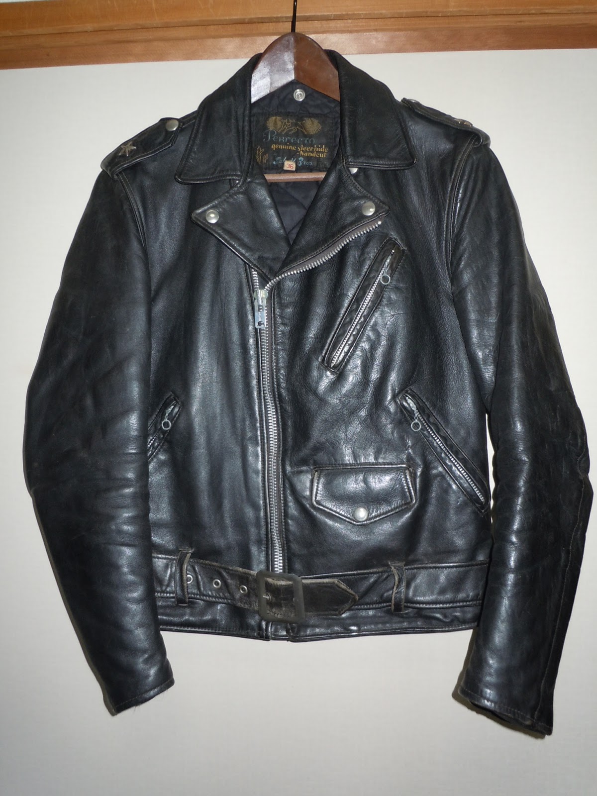 The Vintage Garden: 美品 60s ビンテージ ショット ワンスター 36 黒タグ Schott 613