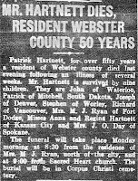 My LeBlanc Roots: Patrick Hartnett and Catherine Powers (Irish Immigrants)