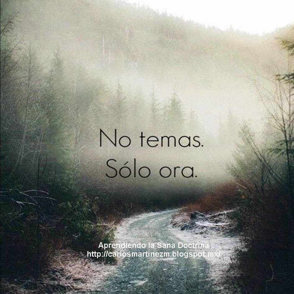 Aprendiendo la Sana Doctrina: No temas, sólo ora