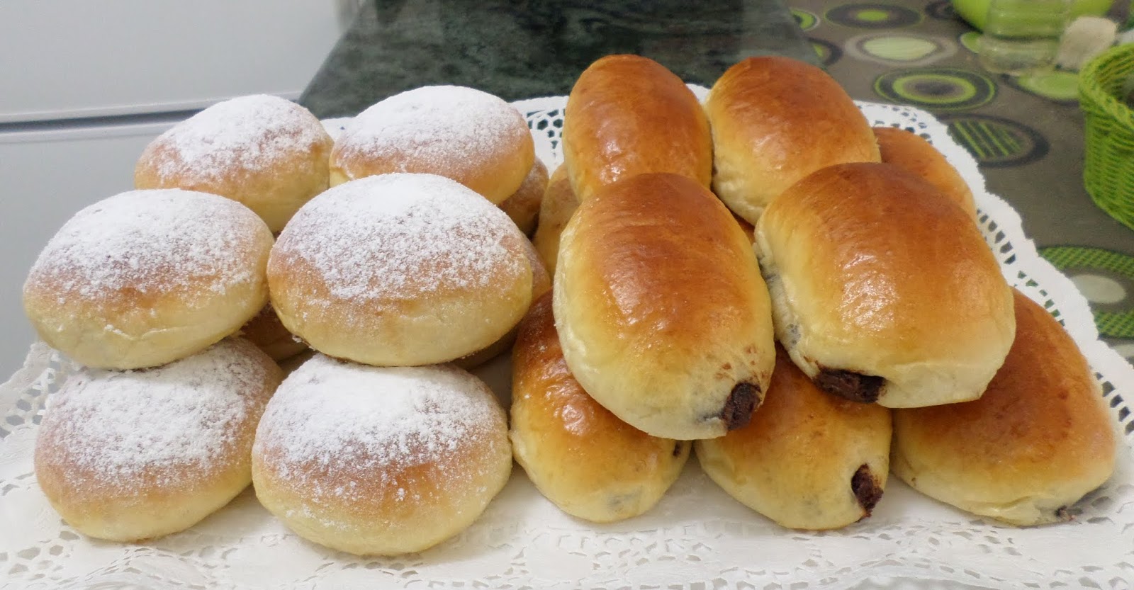 Mi pastelería: Bollos rellenos de Nocilla y Nutella