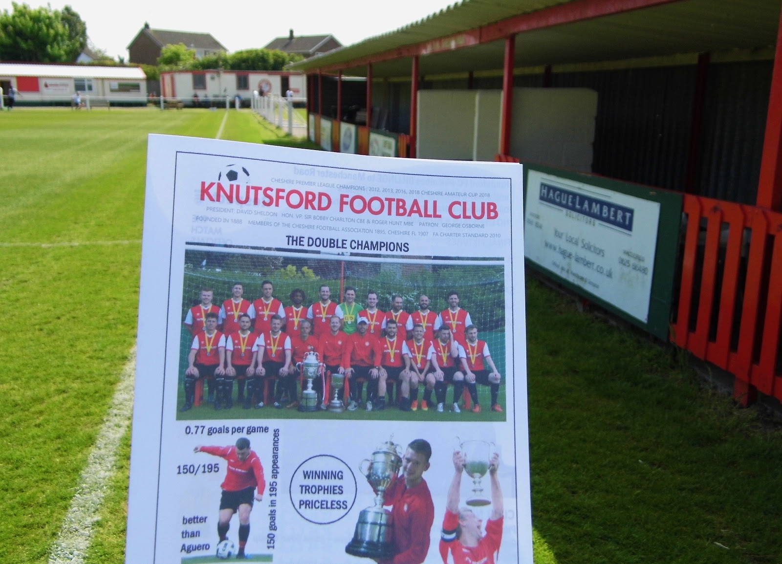 We all stand together: CHAMPIONS KNUTSFORD KEEP ON WINNING