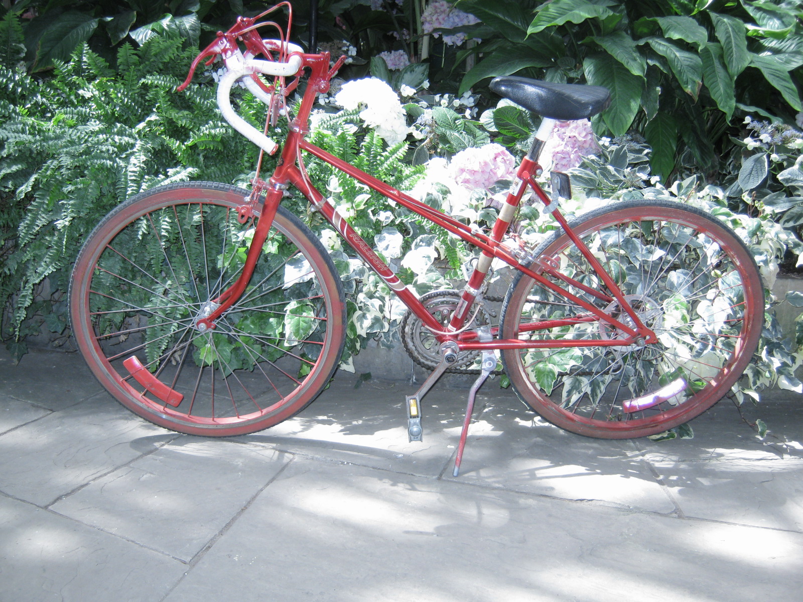 My Search for a Home: New Video + Photo of the Retro Red Raleigh Mixte ...