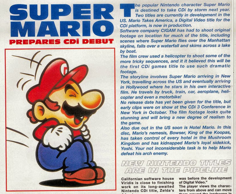 Detalhes sobre o desenvolvimento de Mario Takes America, game cancelado ...