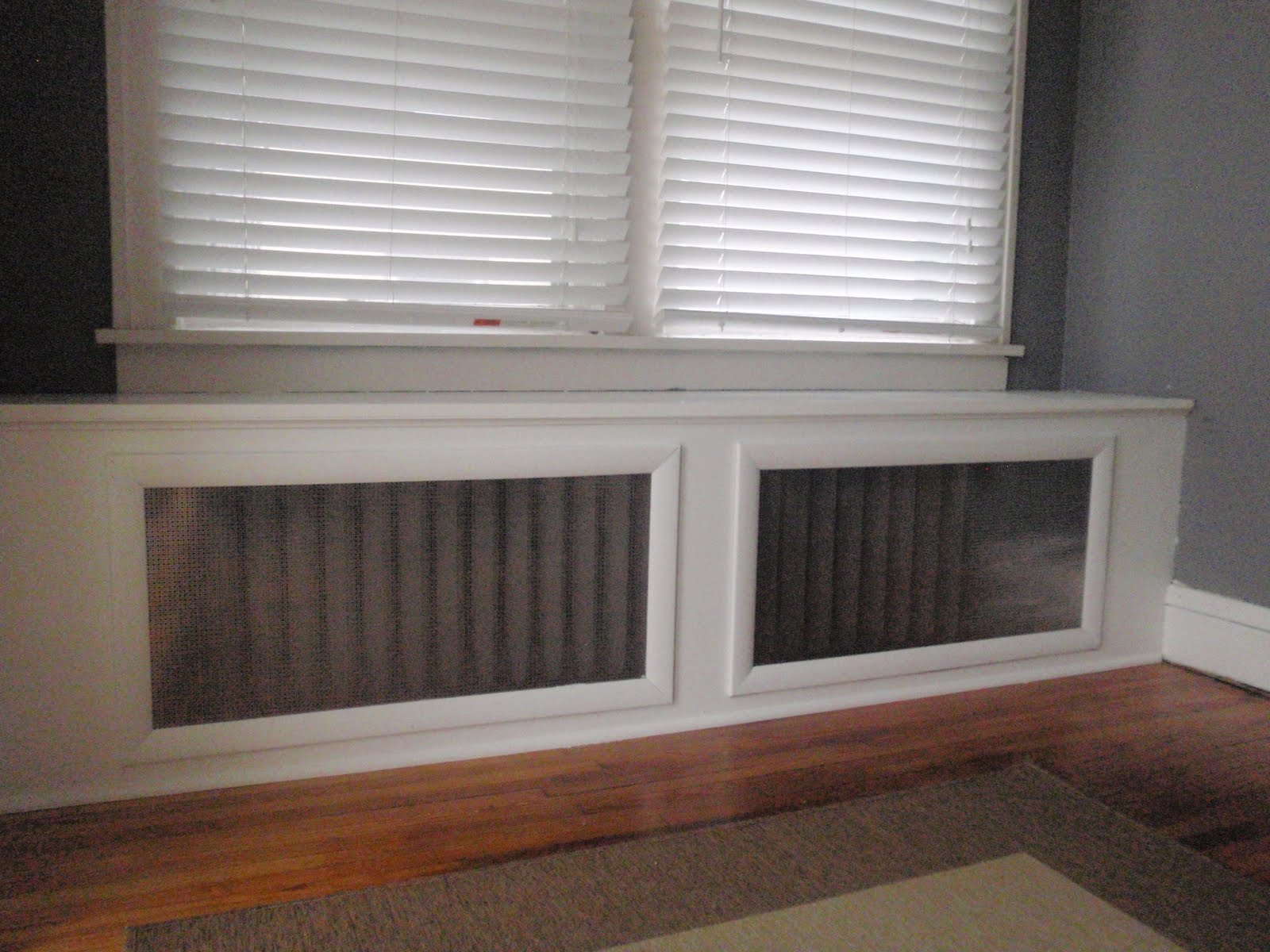 Hammers and High Heels: Radiator Cover Update: Painting Complete!