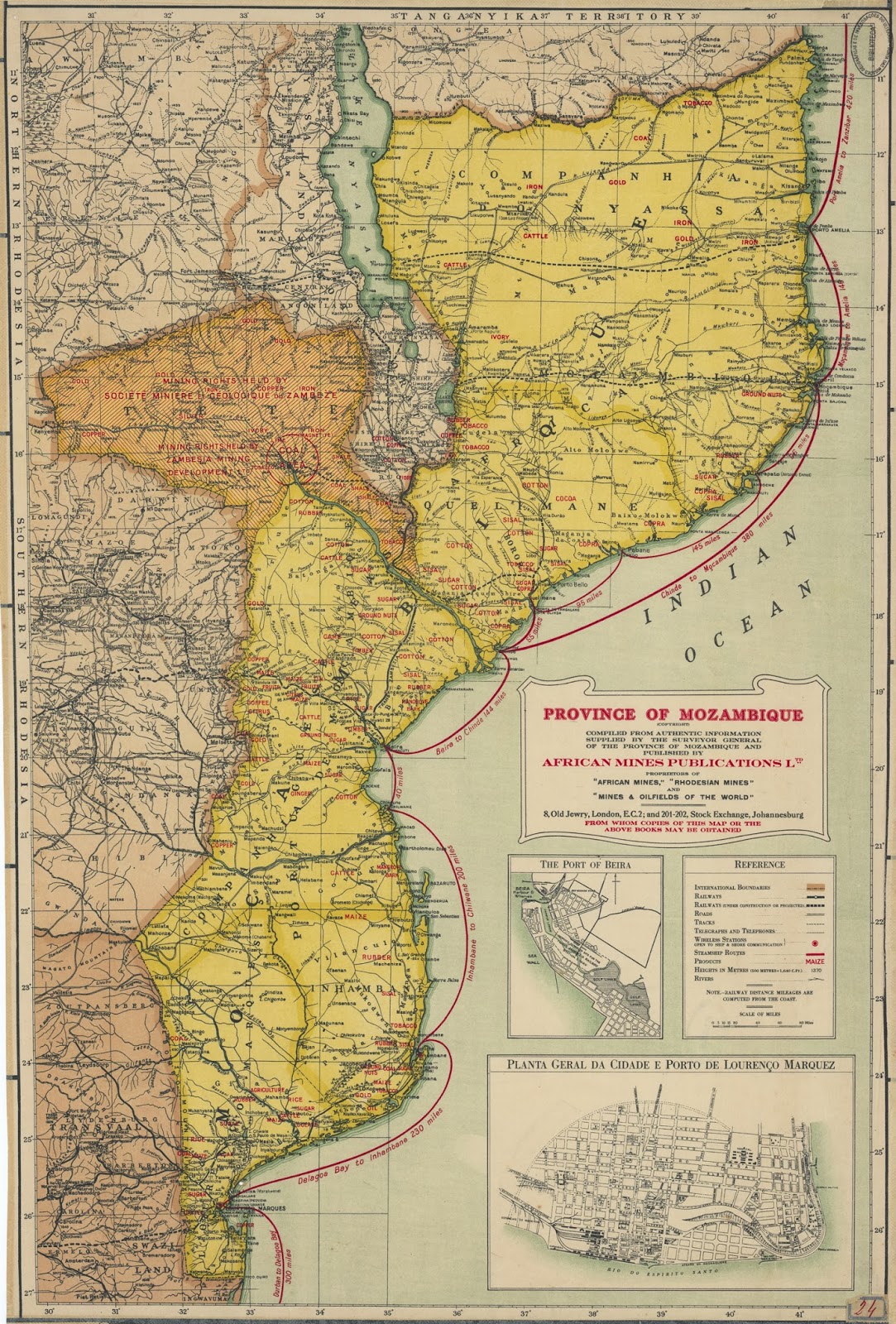 MOÇAMBIQUE: Cartografia Geológica em Moçambique