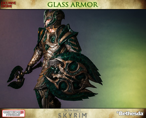 The Elder Scrolls V: Skyrim - Glass Armour (Gaming Heads)