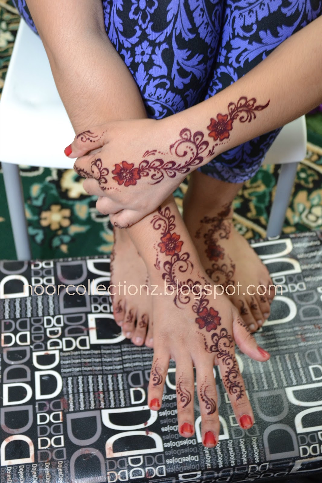 PERKHIDMATAN UKIRAN INAI PENGANTIN: Henna/Inai: Simple inai nikah
