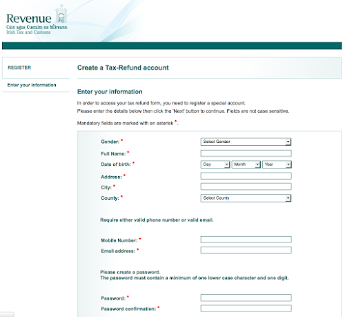 Revenue - Irish Tax & Customs Online Confirmation. (Irish Tax Phishing ...