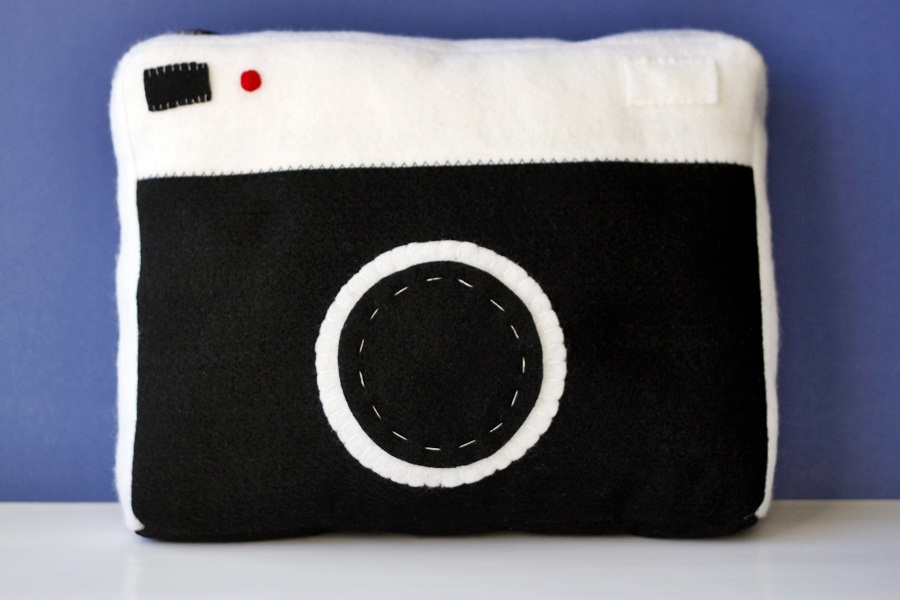 Liz Makes: Liz makes a camera pillow