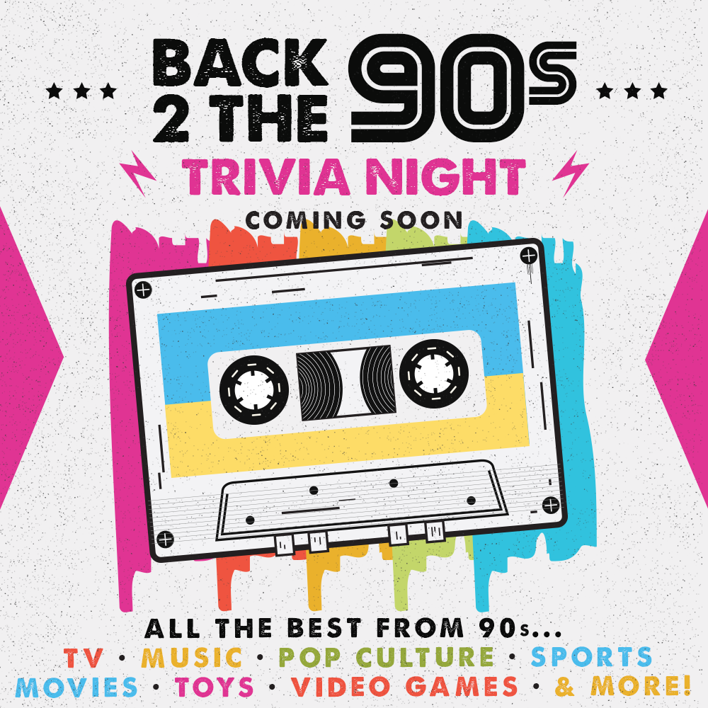 Back 2 the 90s trivia is here! - Quizmaster Trivia: Drink While You ...