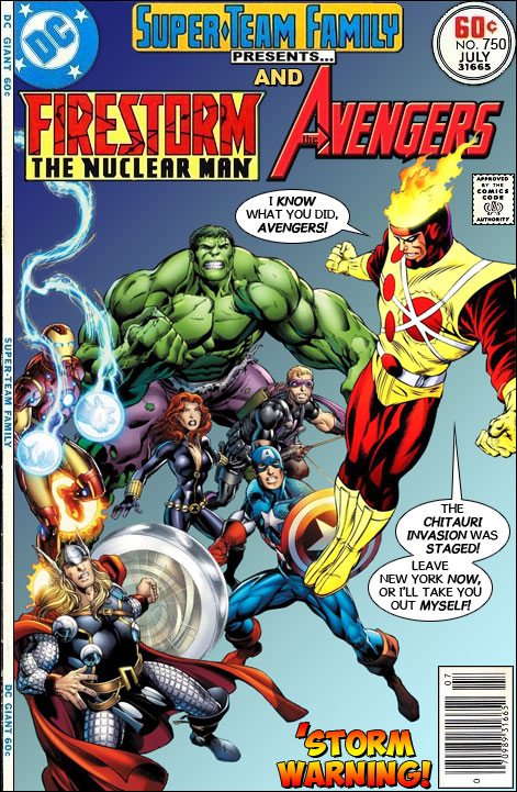 Super-Team Family: The Lost Issues!: Firestorm and The Avengers