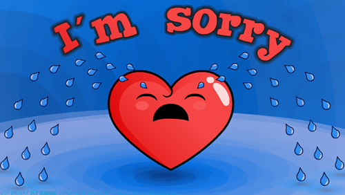 I am Sorry to Display Pictures of Sorry Cards | Really Sorry ~ Whatz More