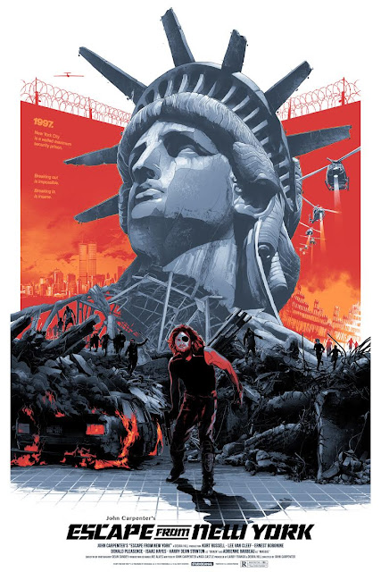 The Geeky Nerfherder: Movie Poster Art: Escape From New York (1981)