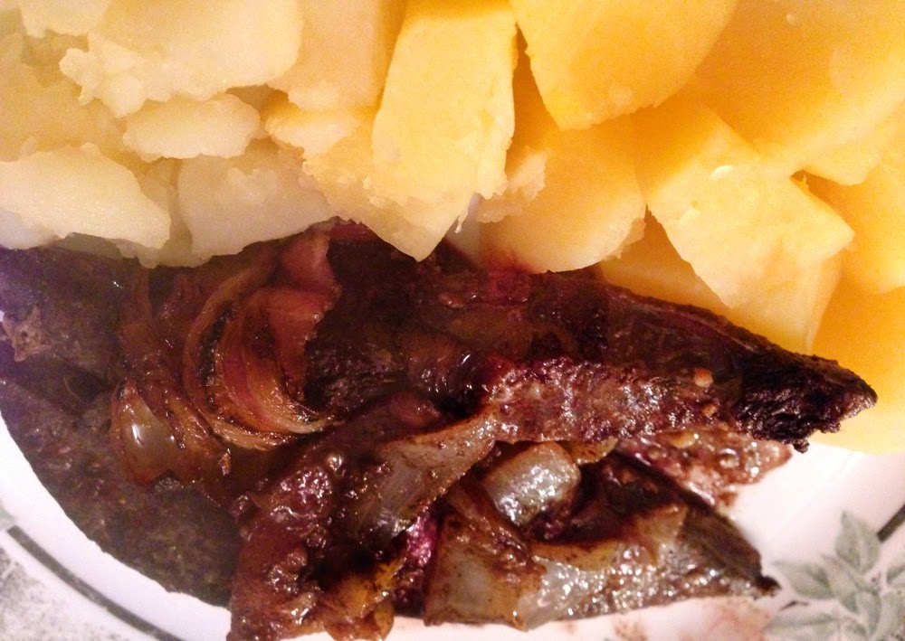 Postcards: Venison Liver with Bacon and Onions