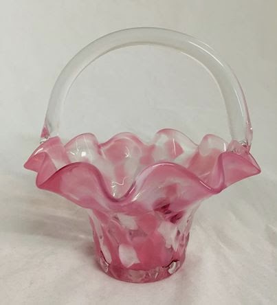 Heart of Glass - Blenko Glass: Adams Hallmark Limited Edition Basket