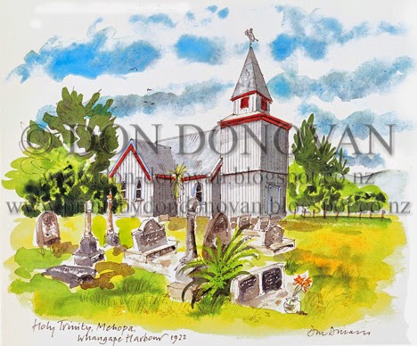 Don Donovan's World: Country Churches of NZ 5. Holy Trinity, Mehopa ...