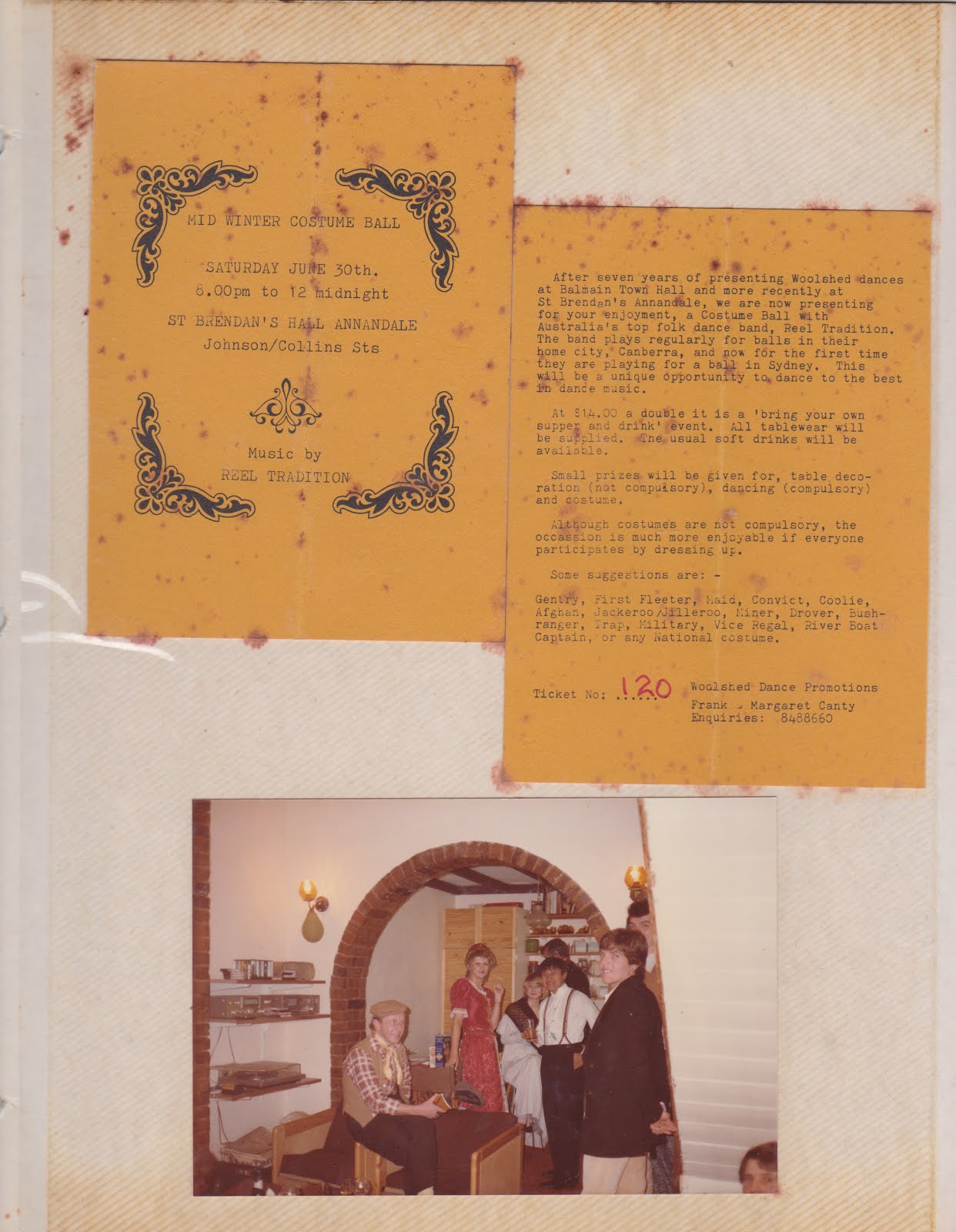 The Bush Music Club: Colin Fong Collection - A selection of 1980s Ball ...