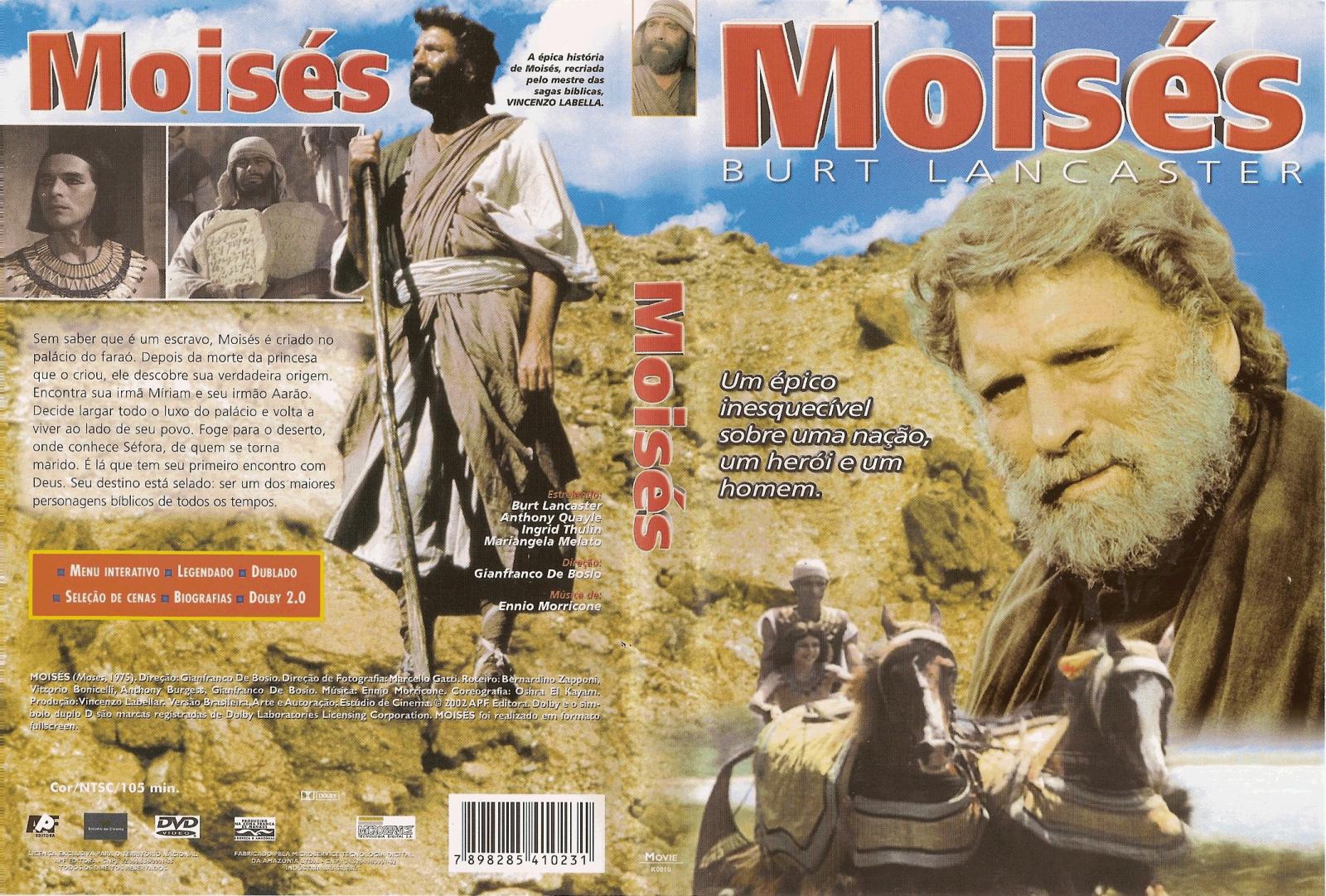 Capas Filmes Épicos: Moisés
