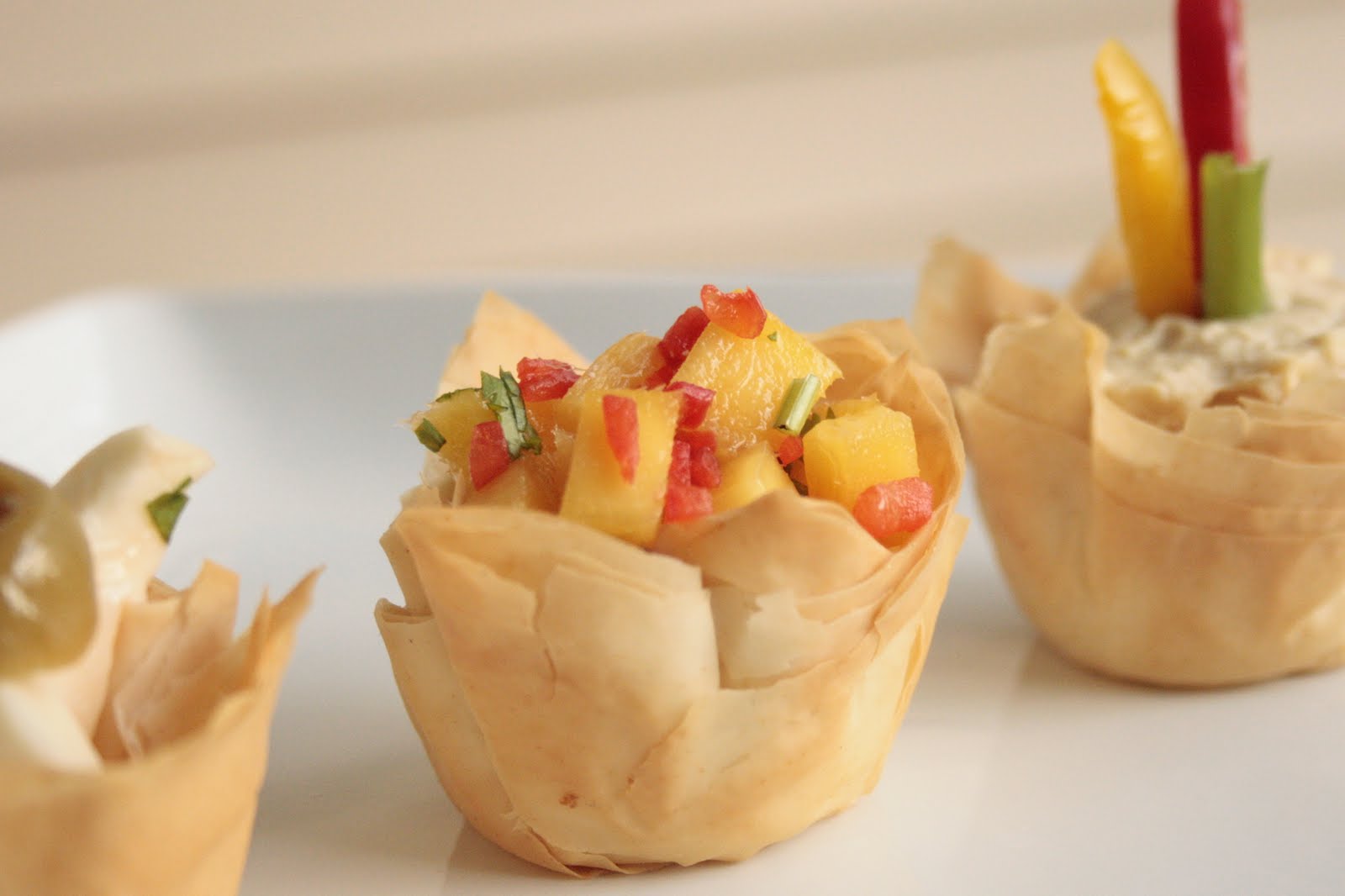 Salt.Pepper.Chili: Phyllo Cup Appetizers - A Gourmet Finger Food