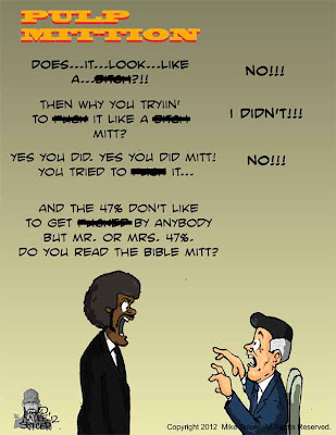 Mike Spicer Cartoonist / Caricaturist.: Pulp Mittion.