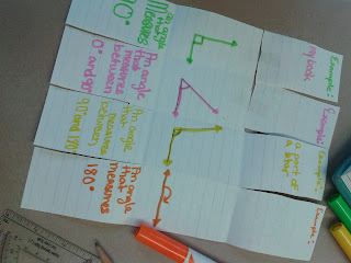 Mrs. Dryzal's Fantastic First Grade: Angle Foldable