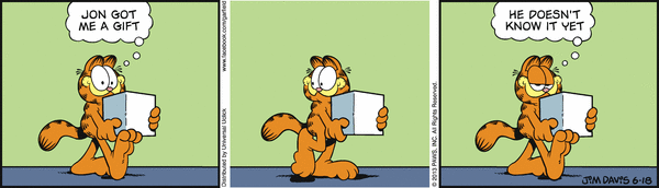 Keeper of the Fun: Happy 35th Birthday, Garfield!